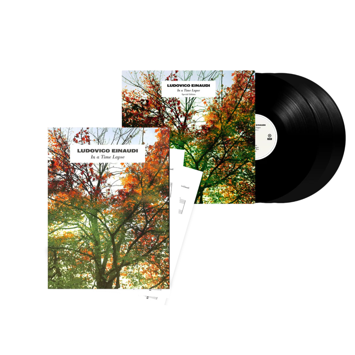 In A Time Lapse: Vinyl + Sheet Music Book - Einaudi