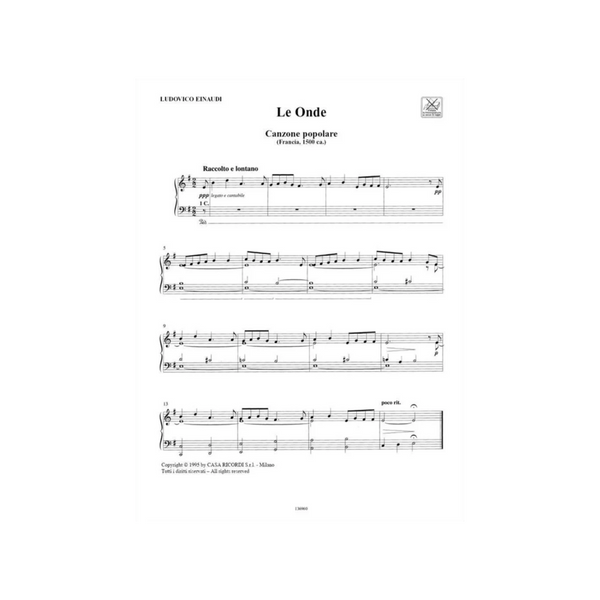 Le Onde Sheet Music - Einaudi